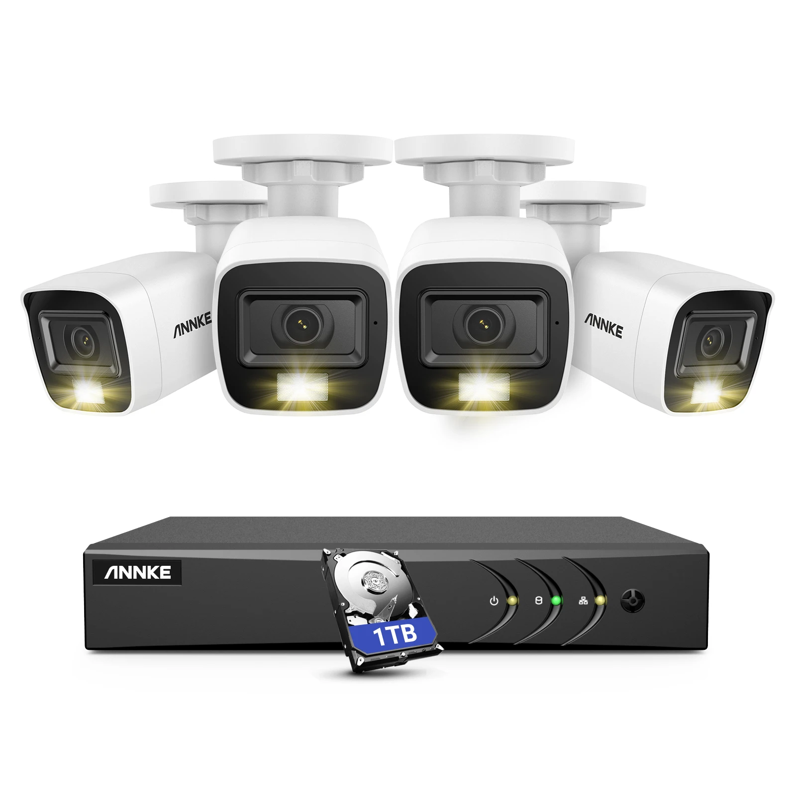 ANNKE 8CH AI H.265 IP67 1080P 2 1 HDD